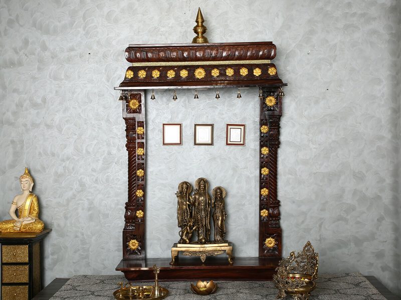 Roswood Frame Mandir | Tesor