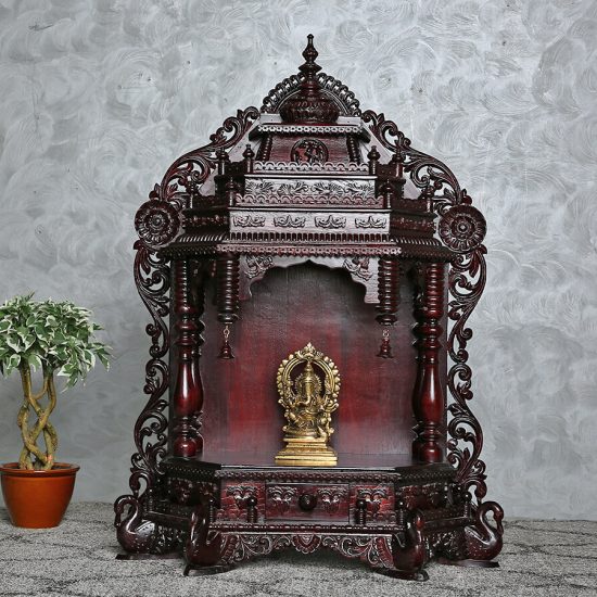 Shop The Best Traditional Wooden Pooja Mandir Designs For Home